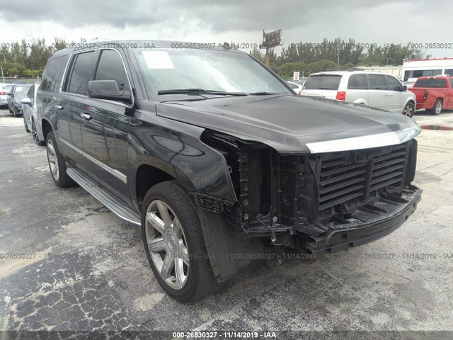 Salvage, Wrecked Vehicles Auctions Online | 2015 CADILLAC ESCALADE For ...