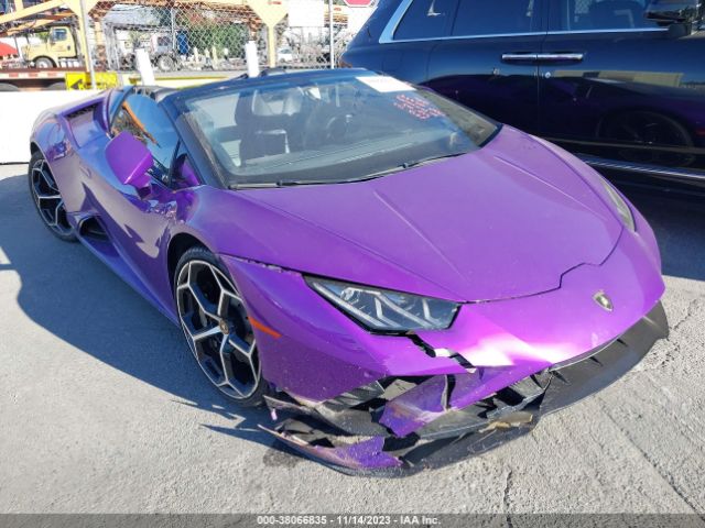 Salvage, Wrecked Vehicles Auctions Online | 2021 LAMBORGHINI HURACAN ...