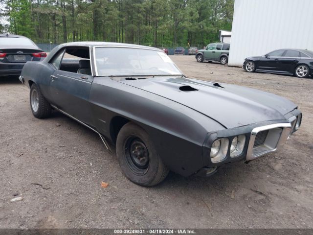 Salvage, Wrecked Vehicles Auctions Online | 1969 PONTIAC FIREBIRD For ...
