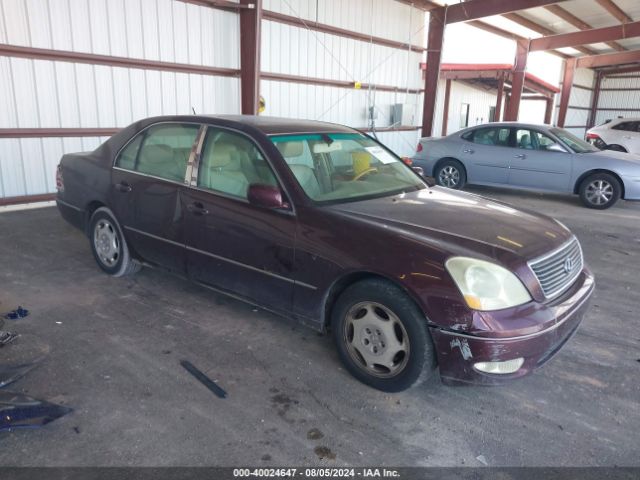 2001 LEXUS LS | SEDAN 4 DOOR